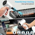 Powerful Cordless Air Duster, 51000RPM, 3 Speed, Rechargeable, LED ...