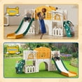 WFUN 9 in 1 Outdoor Freestanding Kids Slide Set for Toddlers Age 1 ...