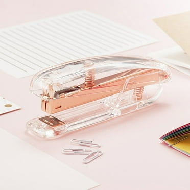OnDisplay Luxe Acrylic Clear and Metallic Gold Stapler - Walmart.com