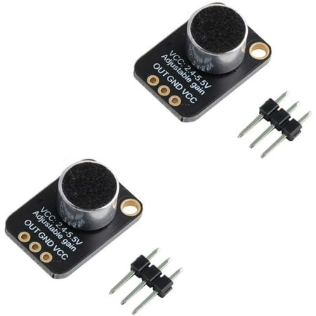 DIYmalls GY-MAX4466 Electret Microphone Sound Module Adjustable Gain ...