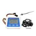 Digital LCD Display Water Flow Sensor Meter Flowmeter Totameter ...