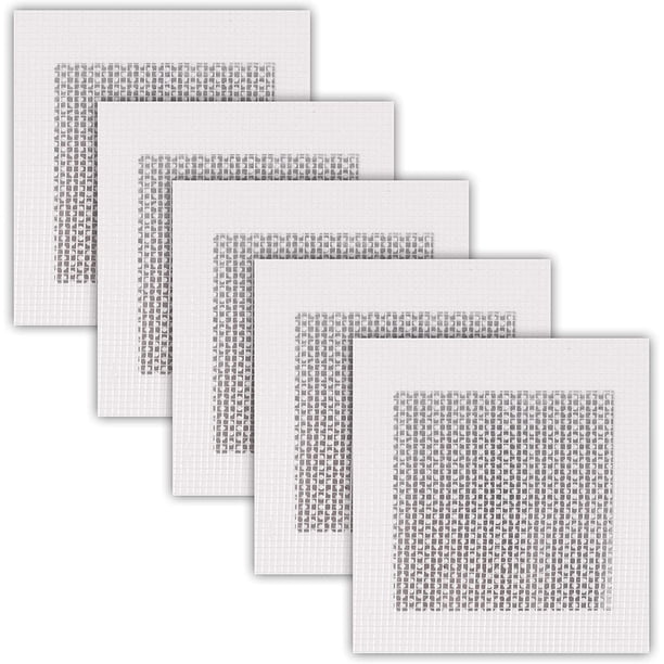 BUZIFU 5 PCS Aluminum Wall Repair Patch Self-Adhesive Mesh Heavy Duty ...