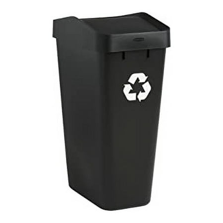 Rubbermaid Swing Top Recycling Container for Home and Kitchen, Easy ...