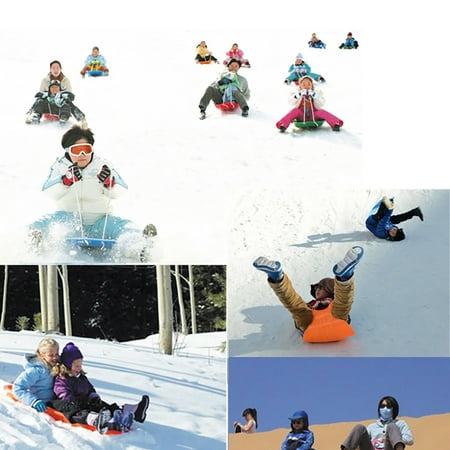 Lightning Snow Sled for Kids & Adults snow Plastic Toboggan Sand Slider ...