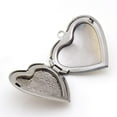 10Pcs Stainless Steel Photo Locket Pendants Heart Carved Pattern Charms ...
