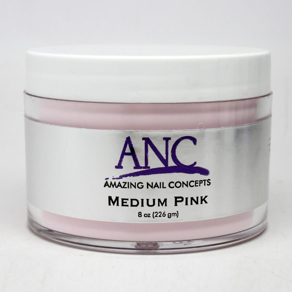 ANC Dip Powder Amazing Nail Concepts Medium Pink 8 oz - Walmart.com