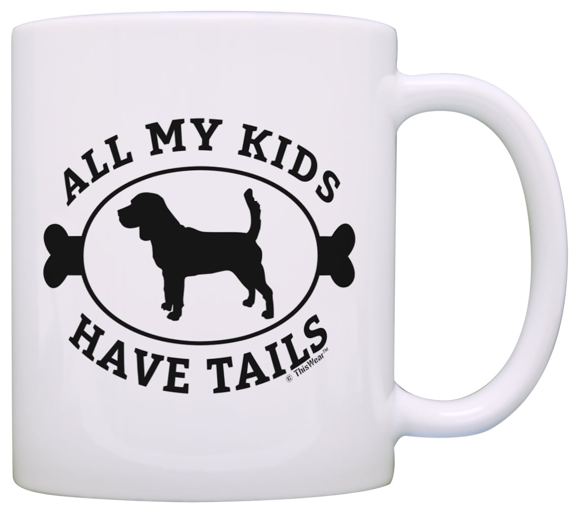 ThisWear Beagle Gifts for Women All My Kids Have Tails Beagle Themed ...