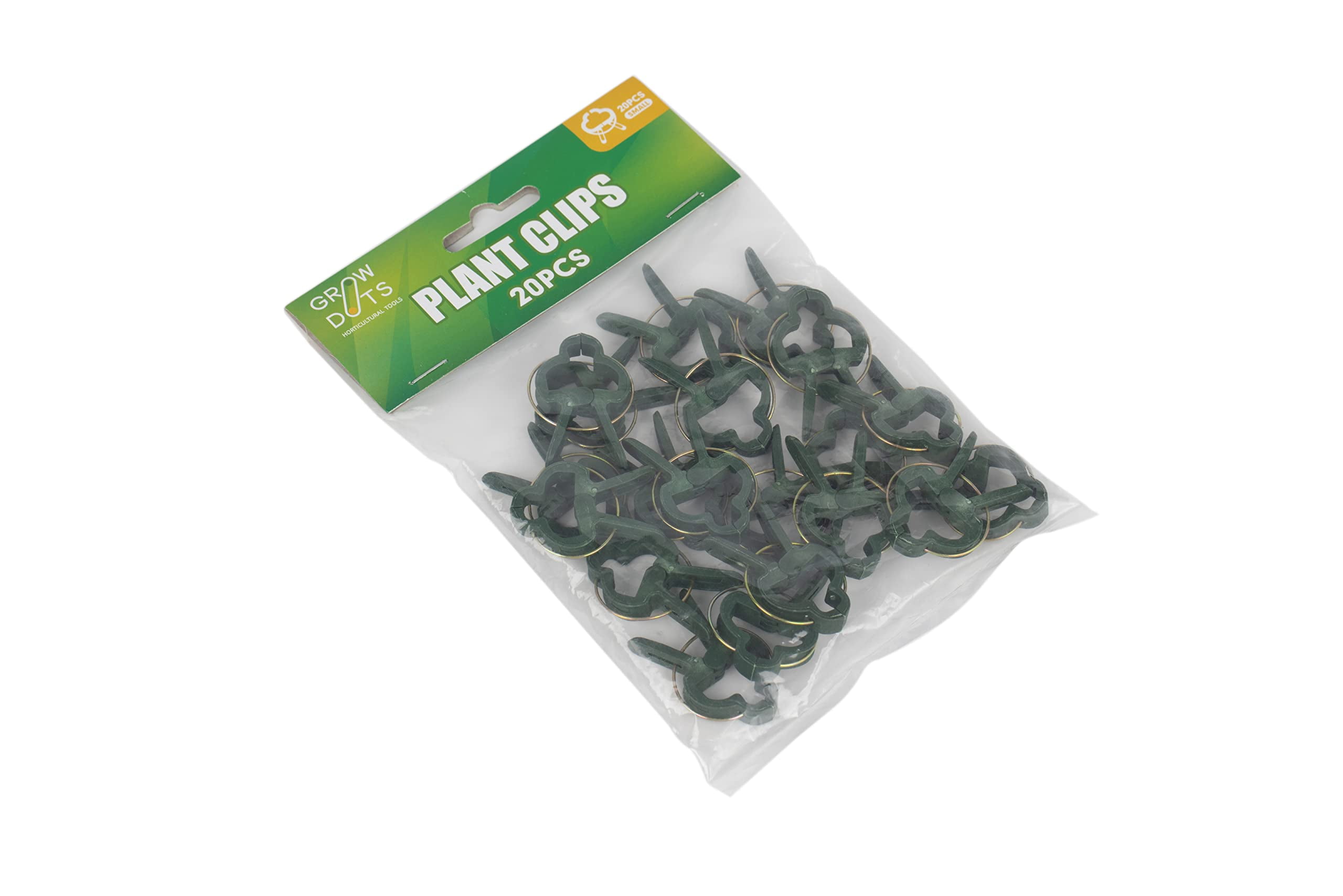GROWDOTS 40 PCS Large Plant Support Clips Gardening Plant and Flower ...