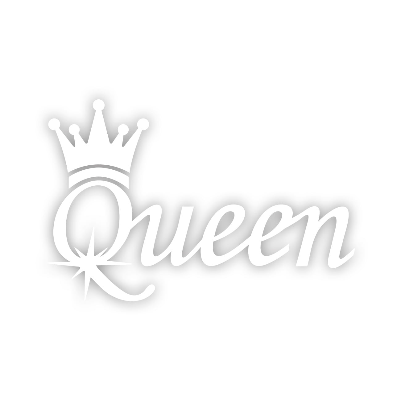 Queen Styling Sticker Decal Die Cut - Self Adhesive Vinyl ...