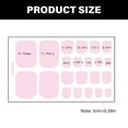 Toenail Stickers False Toenails Tips Full Toenail Art Stickers ...