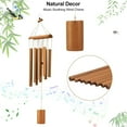 Bamboo Wind Chimes, Memorial Sympathy Wood Wind Chimes Wooden ...