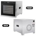 Food Dehydrator Machine, 6 Stainless Steel Trays Fruit Dryer, for Fruit ...