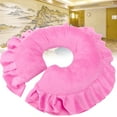 M Buder Detachable U Shape Spa Massage Bed Face Pillow Cushion, Pink ...