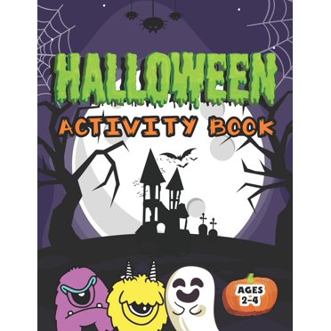 HALLOWEEN ACTIVITY BOOK - For Kids Ages 4-8: : Mazes, Word Search ...