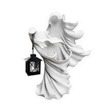 Faceless Ghost Sculpture, Halloween Ghoul Resin Decor, Home Accents ...