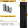 14 Pockets Mini Fridge Organizer Dorm Essentials Dust Cover for Most ...