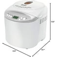 Oster Artisan Bread Machine, Expressbake Maker with Gluten-Free Setting, White - Walmart.com