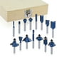 Hiltex 10100 15-Piece Tungsten Carbide Router Bit Set - Walmart.com