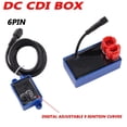 6 Pin CDI Box with Digital Adjustable Ignition Curves for GY6 50cc ...