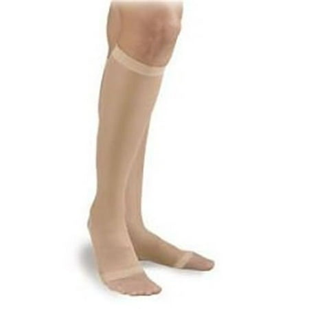 Sheer Therapy Open Toe Knee Highs 15-20 mmHg - Size & Color- Nude Size ...