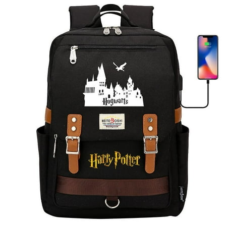 Harry Potter Backpack Teen Boy Junior High School Student Large Capacity School Bag Computer ...