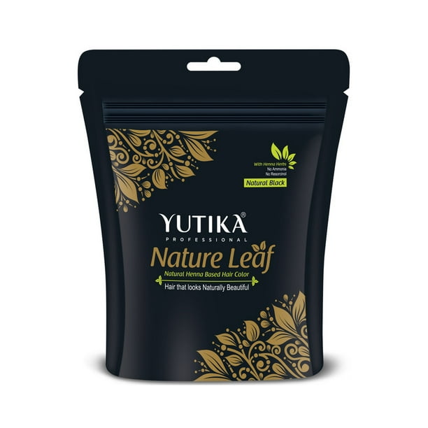 Yutika Professional Nature Leaf Henna Based Hair Color With Henna Herbs ...