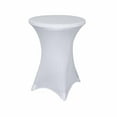 Efavormart White Wholesale Stretchy Spandex Tablecover For Cocktail ...