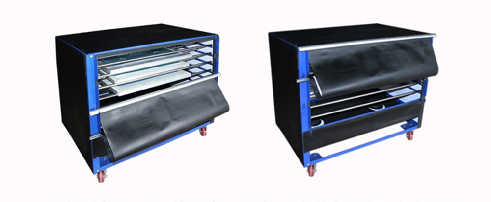 INTBUYING Screen Drying Cabinet 6 Layers Screen Heating Screen Printing ...