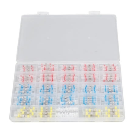 330PCS Heat Shrinkable Terminal Block Waterproof Translucence Solder ...