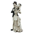 Love Never Dies Wedding Bride And Groom Skeleton Couple In Dancing Pose Figurine - Walmart.com