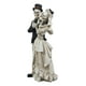 Love Never Dies Wedding Bride And Groom Skeleton Couple In Dancing Pose Figurine - Walmart.com