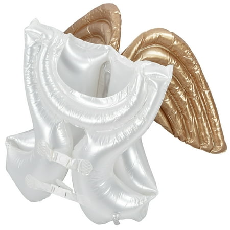 Swimming Life Jacket, Inflatable Swim Vest Crashworthy Angel Wing ...