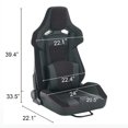 Universal Racing Simulator Cockpit with Reclining Bucket Seat ...