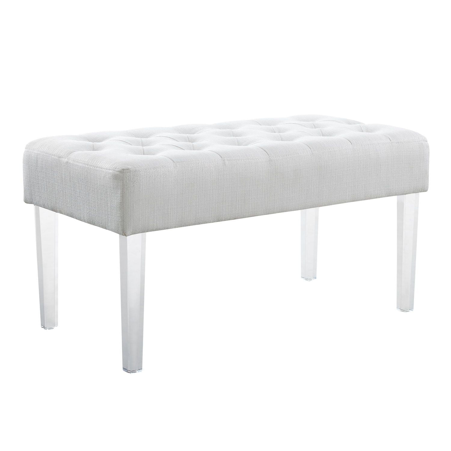 Click here for Linon Ande Glitz Acrylic Leg Bench 1.6m prices