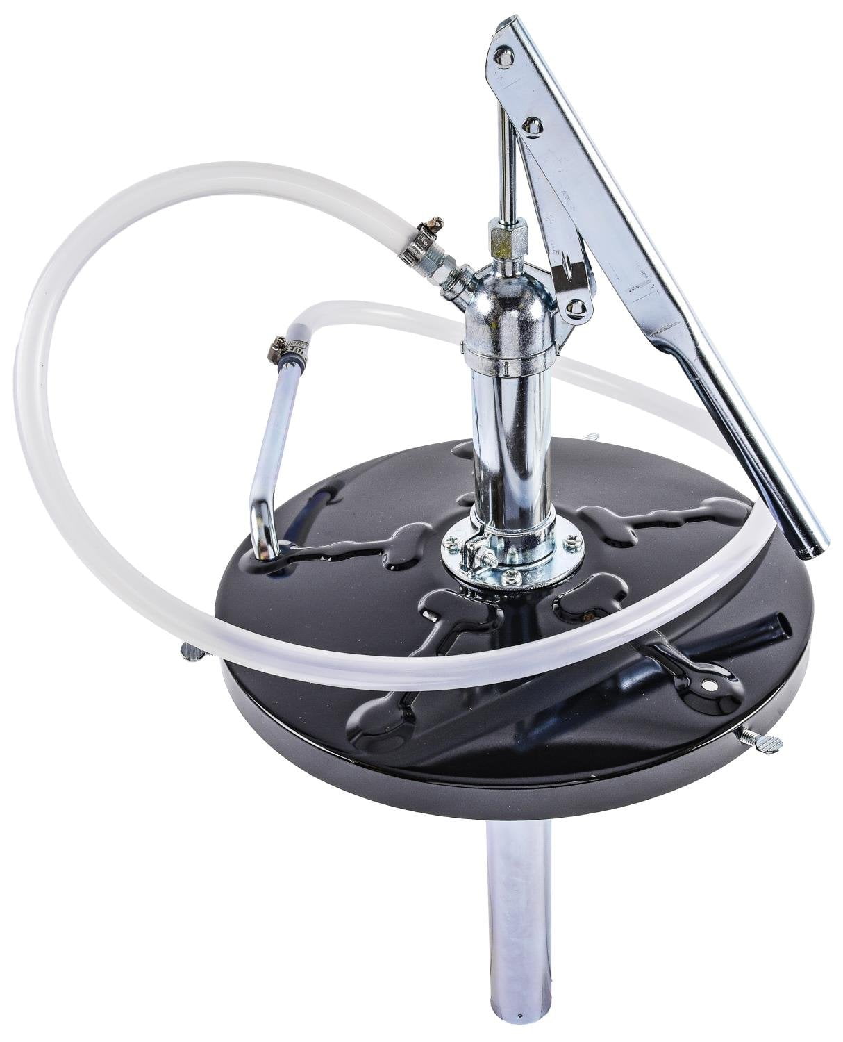 JEGS 80251 Lever Action Bucket Pump Fits 5 Gallon Pails 5 ft. PVC Hose ...