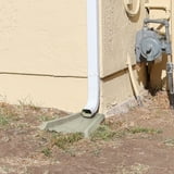 Suncast SB24 Decorative Rain Water Drain Guard, Gutter Downspout Splash ...