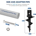 Boat Sand Anchor, Dock Auger for Making Dock Post Auger, Dock Sand ...