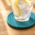 4.4 Inch Drink Coasters Set of 4, Large Fabric Cotton Coasters, Cute ...