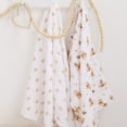 Winnie the Pooh 2pk Muslin Swaddle, 100% Cotton, Ivory, Unisex Infant ...