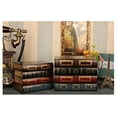 Decorative Book Boxes Small Book Storage Box Wooden European Vintage ...