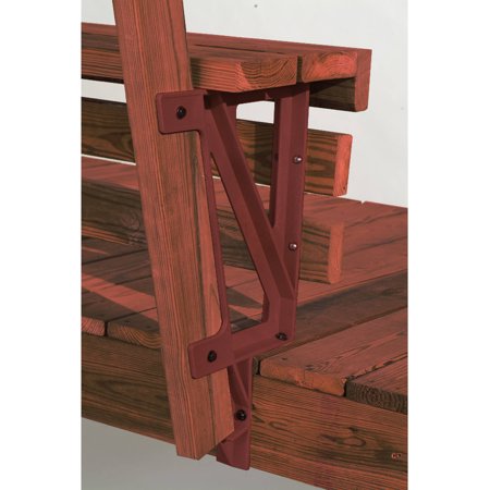 2x4 Basics Dekmate Bench Bracket, Redwood, 2-Pack - Walmart.com