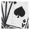 Royal Flush Spades Poker Hand Patch, Gambling Patches - Walmart.com