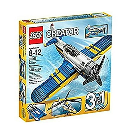 LEgO cREATOR 3-in-1 Aviation Adventure Building Set - Helicopter Boat ...