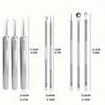 7-Piece Blackhead Removal Tool Set — Stainless Steel Precision Tweezers ...