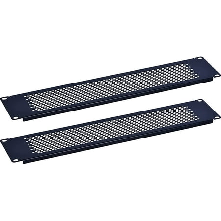 2U Blank Rack Mount Panel Spacer with Venting for 19in Server Rack ...