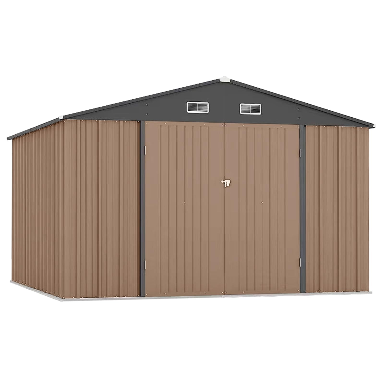 Click here for Tropow Metal Storage Shed 12x10 Ft - Outdoor Garde... prices