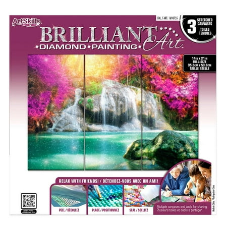 ArtSkills Brilliant Art Diamond Painting Kits, 3-Panel Sets - Walmart.ca