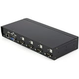StarTech 4-Port USB VGA KVM Switch with DDM Fast Switching Technology and Cables - Walmart.com