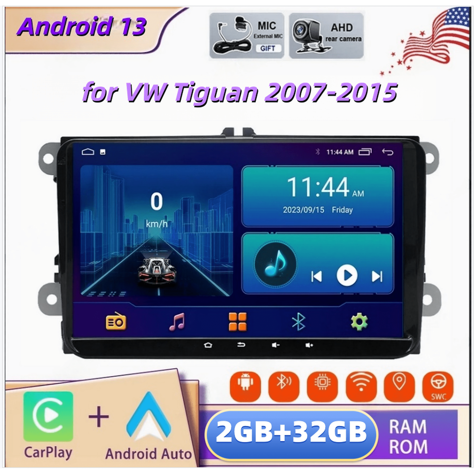 Click here for Fengxih 2+32gb Android 13 9-Inch Car Stereo Radio... prices