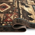 "Home Dynamix Buffalo Western-Style Cabin Living Room Rug, Bear Design ...
